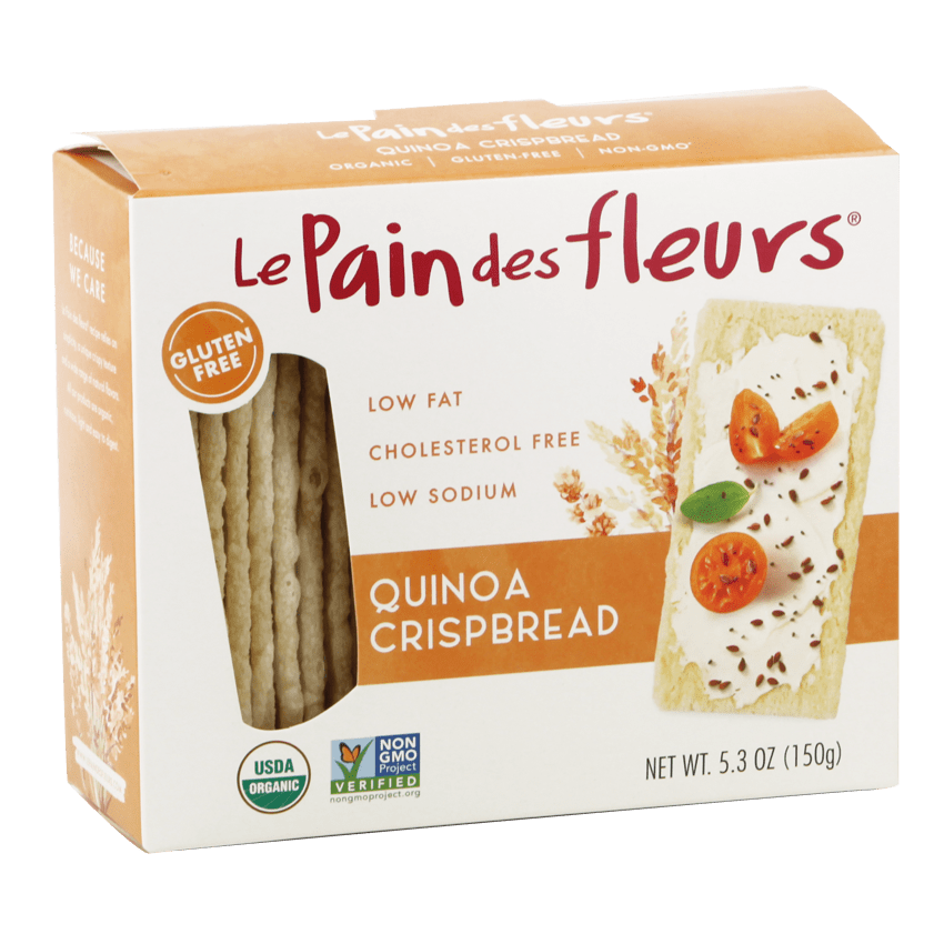 Organic Quinoa Crispbread - 6pk – Le Pain des fleurs USA