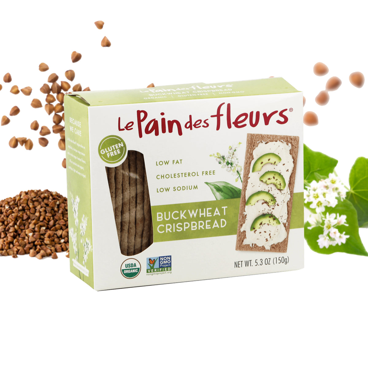 Organic Buckwheat Crispbread - 6pk – Le Pain des fleurs USA